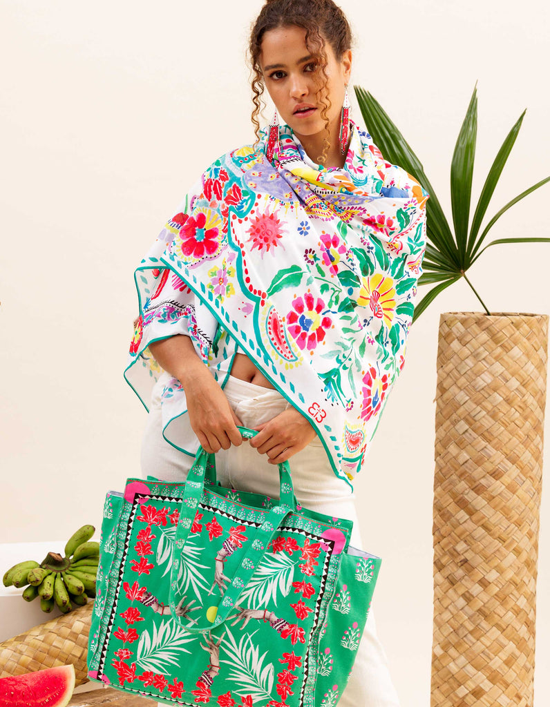 MAYUR SARONG WHITE – Brescia Bercane